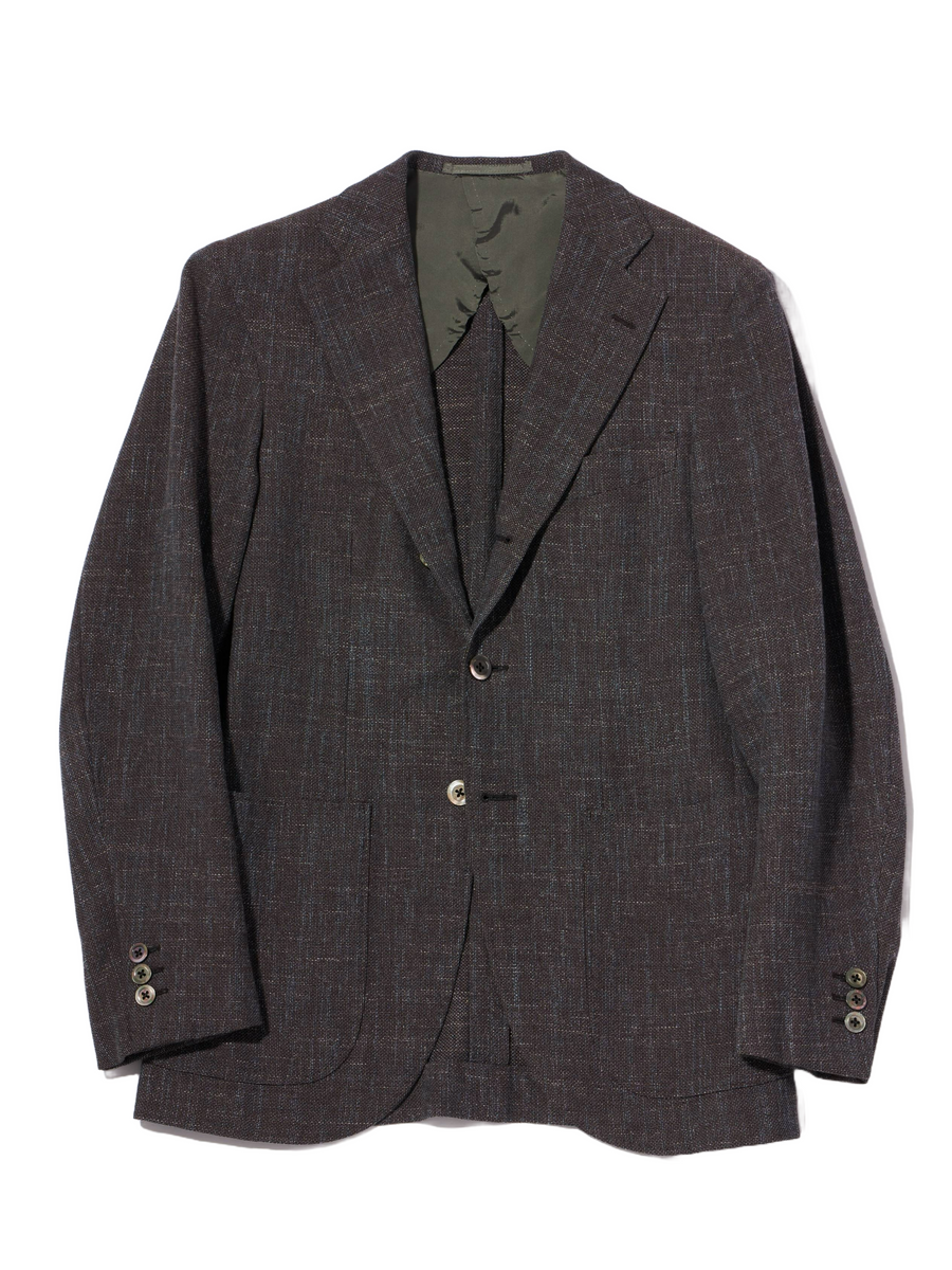 06_泉敬人(ファイブワン)／FIVEONEのオッドジャケット[絣柄] – CLUB 2nd